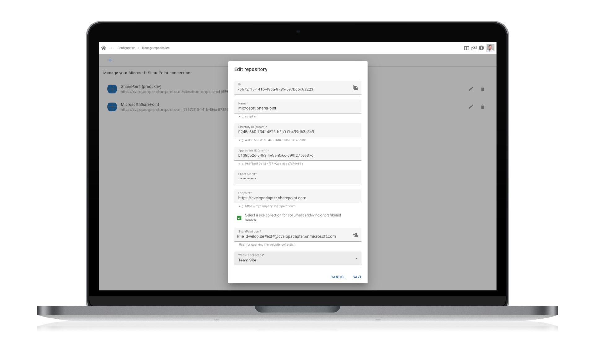 d.velop connect for Microsoft SharePoint Online | d.velop store